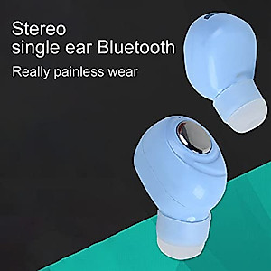 yanbirdfx L16 Wireless Earphone Bluetooth 5.0 Noise-canceling Mini in-Ear Earbud Sports Headset for Business - Black