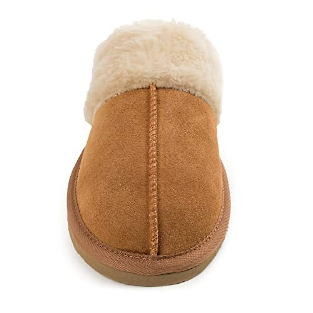Minnetonka Womens Chesney Slipper, Cinnamon, Size 6 Wide
