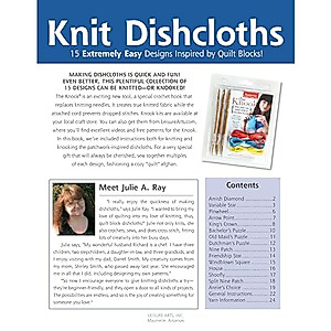 Knit Dishcloths: 15 Extremely easy designs inspired by quilt blocks! (Also includes Knook instructions)