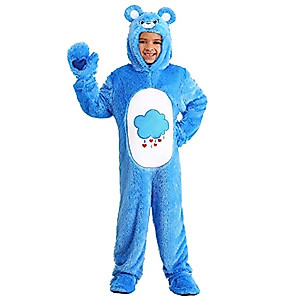Child Care Bear Costume Classic Care Bear Grumpy Bear Onesie for Kids X-Large