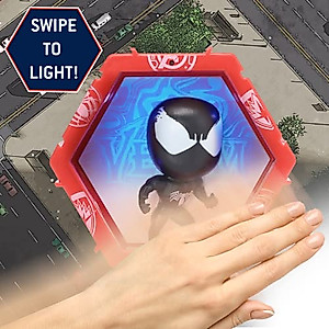 WOW! PODS Marvel Avengers Collection - Venom | Superhero Light-Up Bobble-Head Figure | Official Marvel Collectable Toys & Gifts | Number 206 in Series, Black