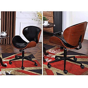 Computer Chair, Office Chair - Executive Office Chair Desk Task Computer Chair Swivel High Back Chair with Ergonomic Adjustable Lumbar Support (Color : D)