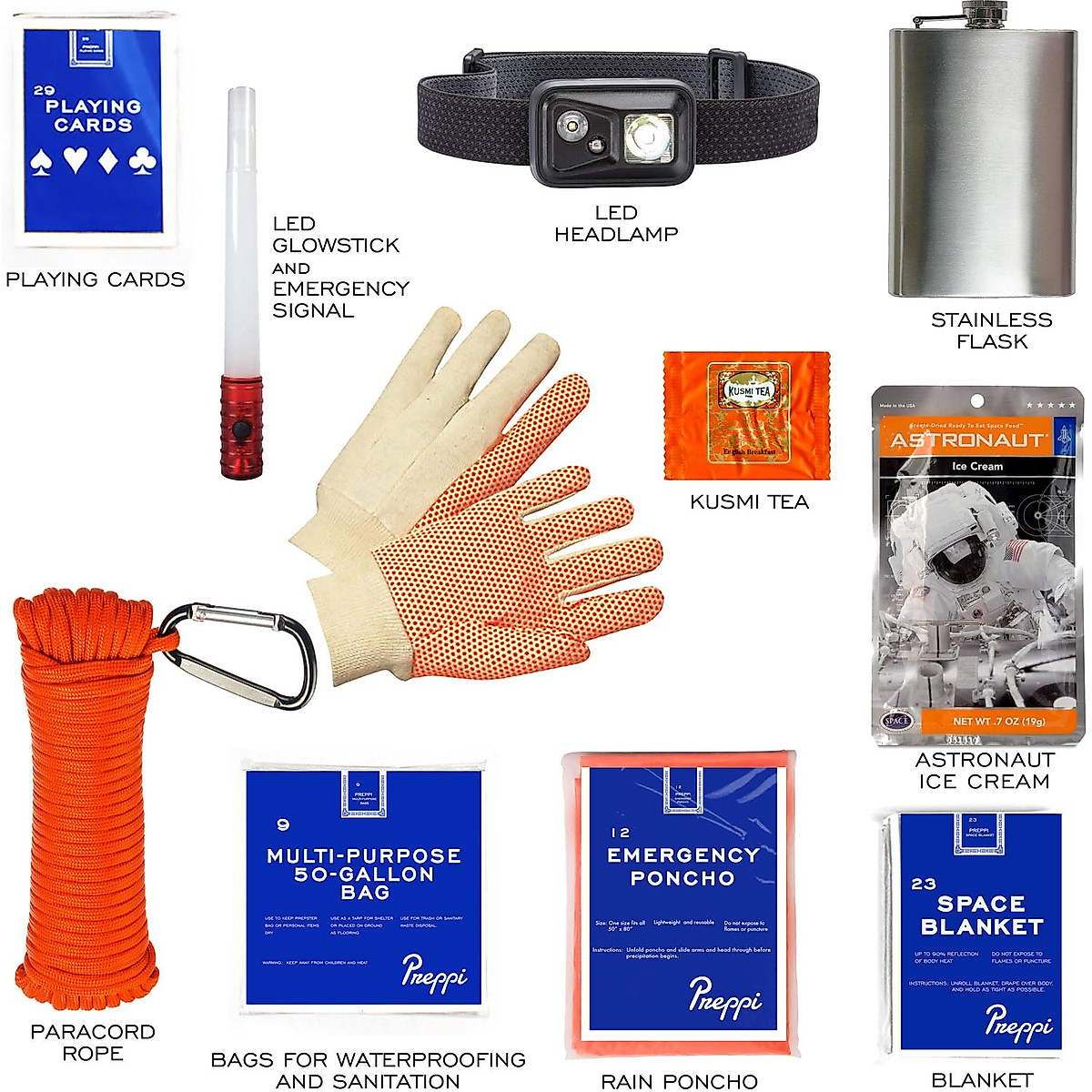 The Prepster Emergency Backpack- Black