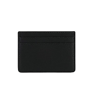 Marc Jacobs M0016997 Black With Gold Hardware Daily Card Women's Pebbled Leather Case