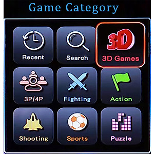 28000 in 1 Pandoras Box 50S Arcade Game Console Retro Game Machine for PC & Projector & TV, 2-4 Players,3D Games, Search/Hide/Save/Load/Pause Games, Favorite List