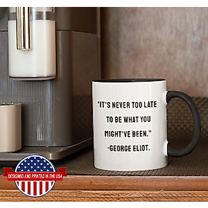 HomeBee Personalized Coffee Mug | Custom Photo Text or Logo Ceramic Mug | Customized 11 Oz Tea Cup – Unique Gift for Men & Women | Taza Personalizadas Design with Picture and Words | White – Black