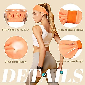 Dreamlover Workout Headbands for Women, Sweat Headbands for Women Athletic, Sports Headbands for Women Yoga, 6 Pieces