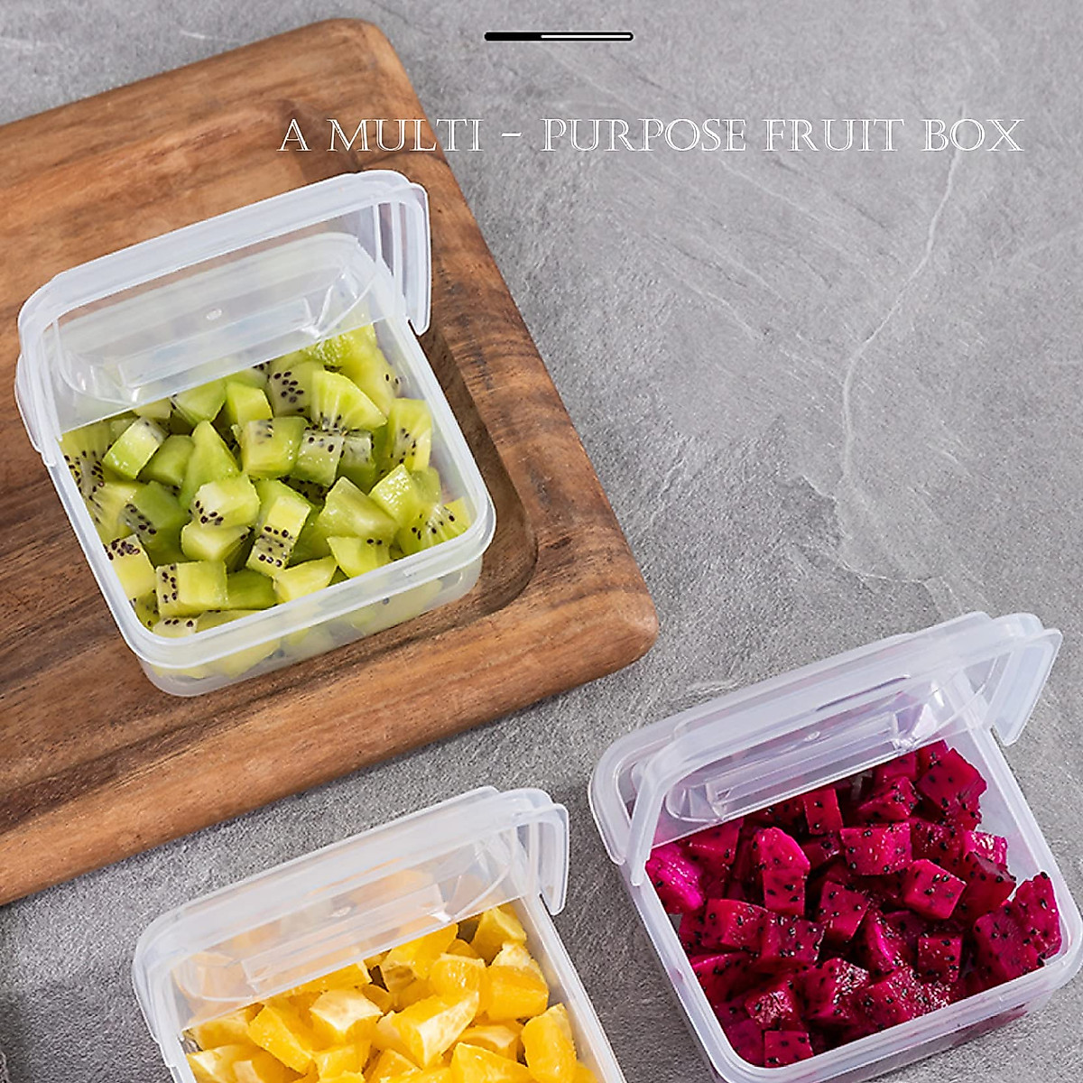 2Pcs Fruit and Vegetable Storage Container Cheese Saver Cheese Container Convenient Sliced Cheese Organizer for Fridge with Flip Lid Food Storage Box