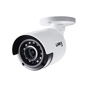 Lorex 4K Security Camera System, Ultra HD Indoor/Outdoor Analog Wired Bullet Cameras with Motion Detection Surveillance, Color Night Vision and Active Deterrence, 2TB 8 Channel DVR, 4 Cameras