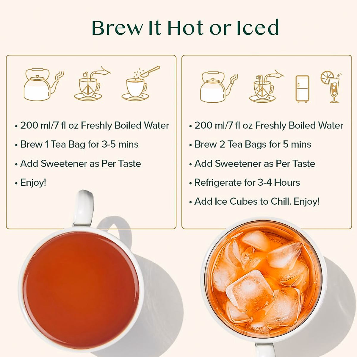 VAHDAM, Cardamom Masala Chai Tea Bags (30 Count) Non GMO, Gluten Free, No Artificial Flavor | Blended w/Exotic Spices | Chai Tea | Resealable Ziplock Pouch | Individually Wrapped