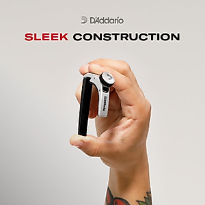 D'Addario Accessories NS Banjo Capo, Mandolin Capo - For 4 or 5 String Banjos and Mandolins - Micrometer Tension Adjustment for Buzz-Free, In-Tune Performance - Black