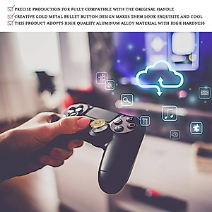 A sixx Thumbstick Mod Kit Bullet Buttons for PS4, Bullet Thumbstick, for Controller Grip Replacement Parts Playstation 4 Playstation 4