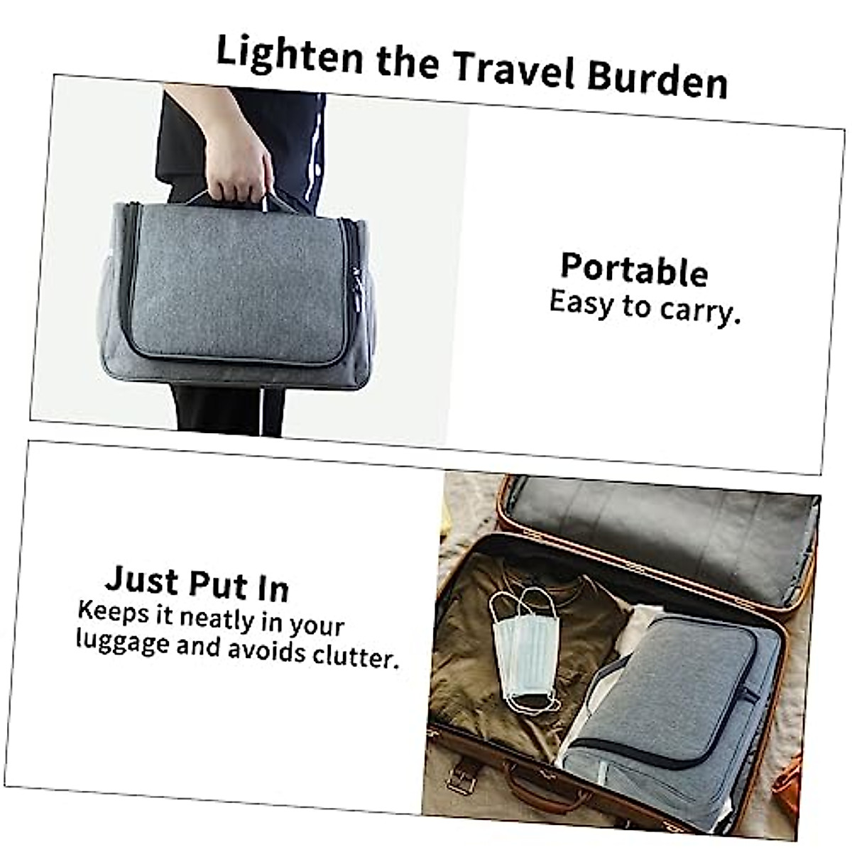 FOMIYES Curling Iron Clutch L Ange Hair Straightener Portable Hair Straightener Flat Iron Holder Portable Makeup Bag Travel Organizer Bags Portable Hair Curler Travel Holder Toiletry Bag