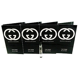 GUCCI Guilty Pour Homme Eau de Toilette Sample Vials (Lot of 4)