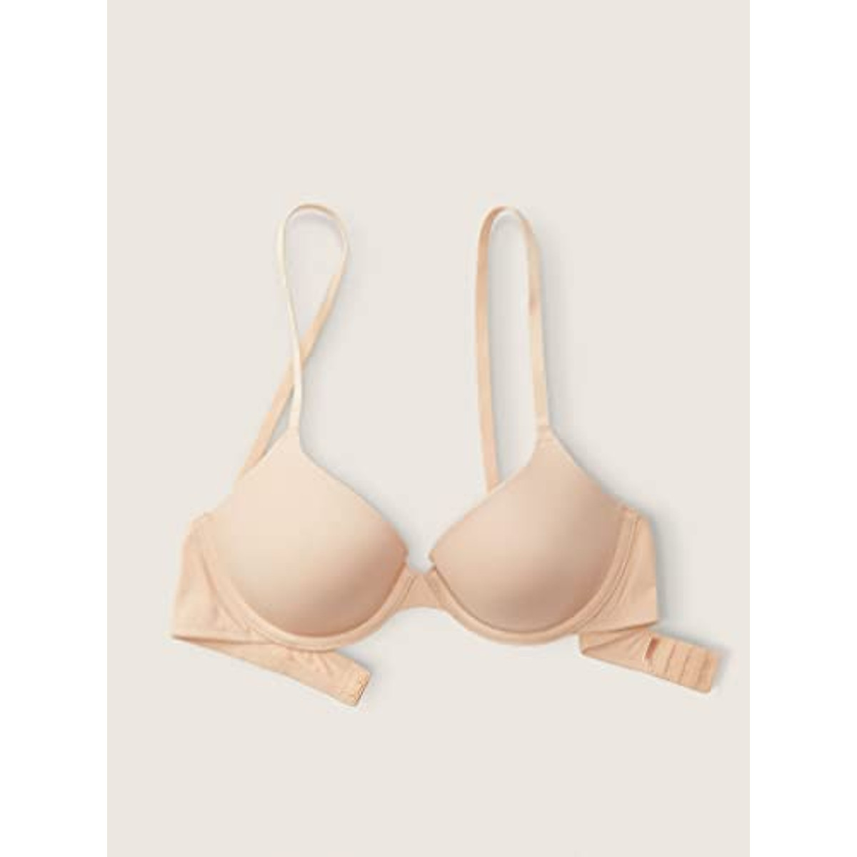 Victoria's Secret Pink Wear Everywhere T-Shirt Lightly-Lined Bra, Beige, 34B