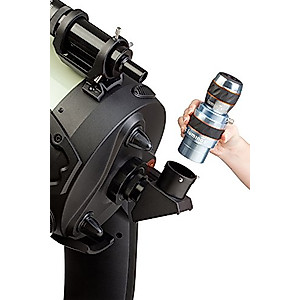 Celestron 93436 Luminous 2-Inch 2.5x Barlow Lens (Silver)