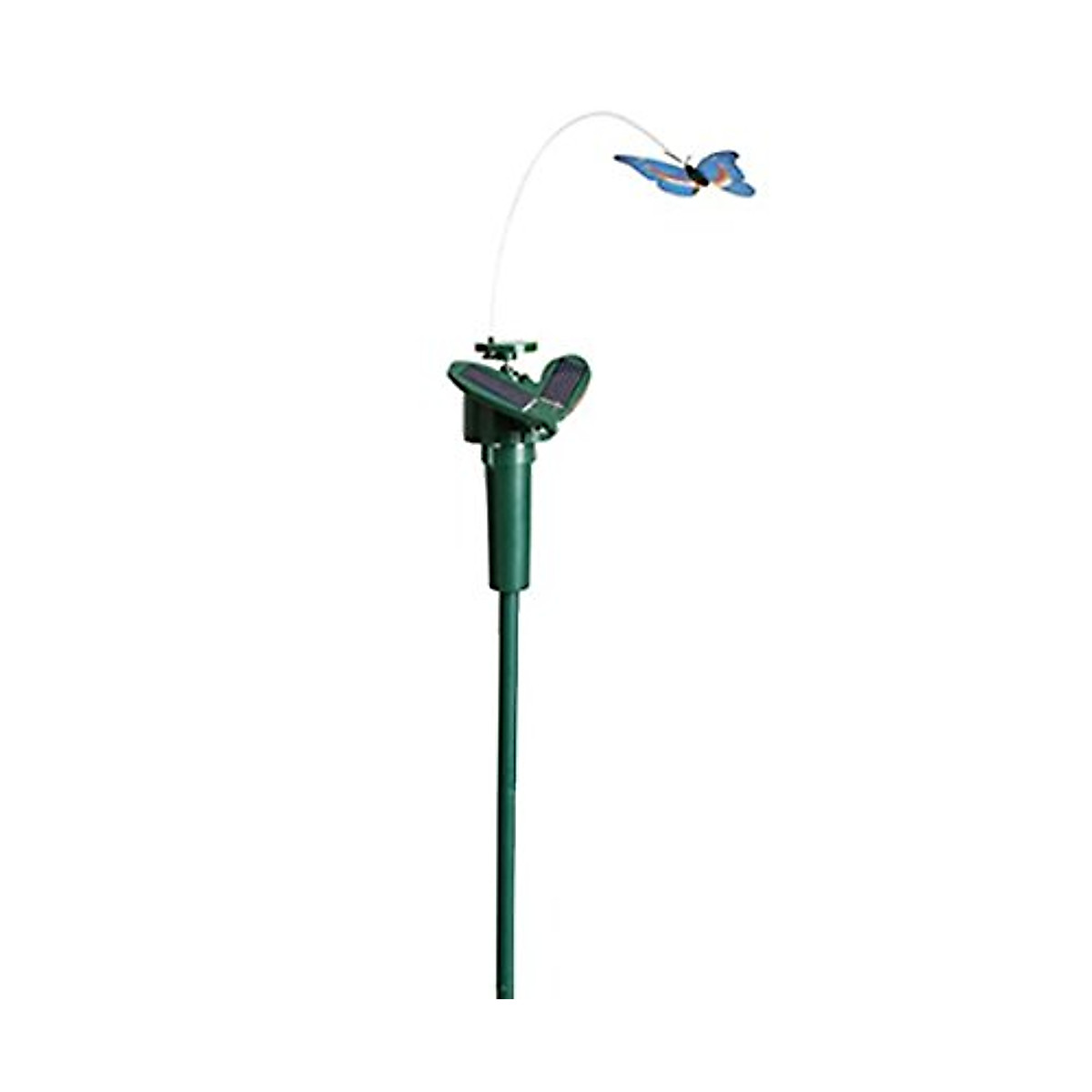 URTop 1Pcs Home Garden Decor Vibration Solar Dancing Flying Butterfly Artificial Fluttering Flying Simulation Butterfly Color Ranodm