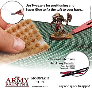 The Army Painter Tufts - Battlefield Tufts: Mountain Tuft, 77 Pcs, 3 Sizes-Terrain Model Kit for Miniature Bases & Model Grass Tufts -Diorama Supplies & Diorama Grass for Mini Basing & Gaming Scenery