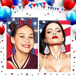 Weewooday 18 Pieces Christmas Faux Leather Sheets Thanksgiving Halloween Fabric Sheets Synthetic Leather Sheets Holiday Faux Leather Sheets for DIY, 6.3 x 8.3 Inch