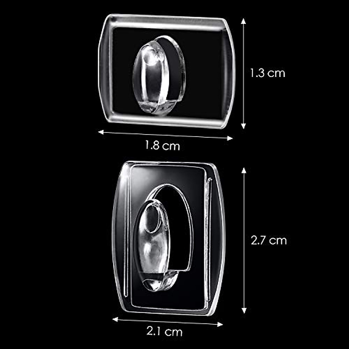 Tatuo 60 Pieces Mini Decorating Hook Clips Holiday Christmas Light Hook Clips Decorating Clips for String Lights Multi-Function Decoration Hanging Clip for Home School Outdoor