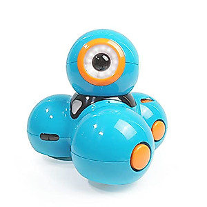 Wonder Workshop Dash – Coding Robot for Kids 6+ – Voice Activated – Navigates Objects – 5 Free Programming STEM Apps – Creating Confident Digital Citizens , Blue