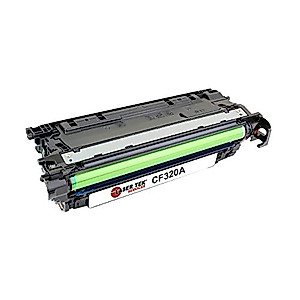 Laser Tek Services Compatible Toner Cartridge Replacement for HP 652A CF320A Works with HP Color Laserjet Enterprise M651dn M651n M651xh M680dn Printers (Black, 1 Pack) - 11,500 Pages