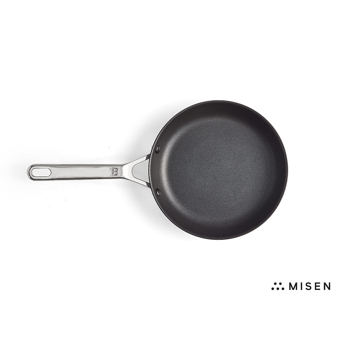 Misen Premium Nonstick Frying Pan 10 Inch - Premium Non Stick Pan - Non Stick Skillet for Meat, Vegetables, Eggs, and More - Tough, Long Lasting, Non Stick Coating for Easy Cooking and Quick Clean Up
