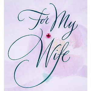 Hallmark Birthday Card for Wife (Orchid Photo)