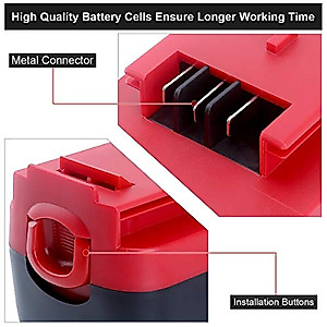 ELEFLY 2 Pack 18V 3.8Ah Ni-CD HPB18 Battery Replacement for Black and Decker 18V Battery HPB18 HPB18-OPE 244760-00 FS18FL FSB18, Compatible with Black & Decker 18 Volt Cordless Power Tools