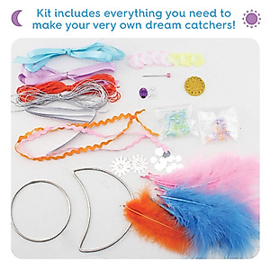 Peachy Keen Crafts Dream Catcher Kit for Kids & Teens - Makes 2 Dreamcatchers - Easy-to-Follow Instructions, Perfect Dreamcatcher Kit for Room Decor, Ages 8-Teen
