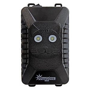 Sunnydaze Ultrasonic Mouse Repellent for Cars with Flashing Lights - Under Hood Mouse Repellent for Indoor or Vehicle Use