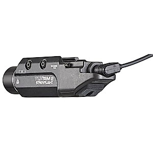 Streamlight 69450 TLR RM 2 Compact, Portable Rail-Mounted LED Tactical Lighting System with Tail Loc, Remote Switch, and 2 Lithium Batteries, Black