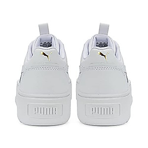 PUMA Womens Karmen Rebelle Sneaker, Womens White Womens White, 7