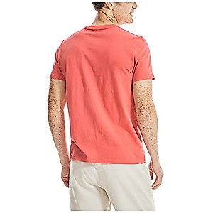 Nautica mens Short Sleeve 100% Cotton Classic Logo-series Graphic-tee Polo Shirt, Sailor Red, Large US