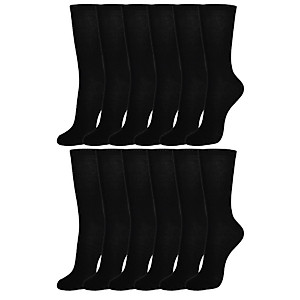 Winterlace 72 Pairs Cotton Crew Socks for Men Women, Athletic Casual Moisture Wicking Bulk Sport Sock