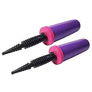 2 Pack - Tota Hand Held 2-Way Dual Action Balloon Pump for Balloons - Balloon Inflator Pumps in Both Directions
