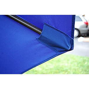 BELLRINO DECOR Replacement Royal Blue Strong & Thick Umbrella Canopy for 10ft 8 Ribs (Canopy Only)