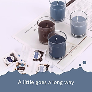 Color Candle Making Dye Kit, 24 Coloring Chips for Paraffin and Soy Wax Base Molds, Bright, Easy Melting and Mixing Colored Flakes, Non-Toxic DIY and Homemade Craft Supplies , 0.1oz Per Bag