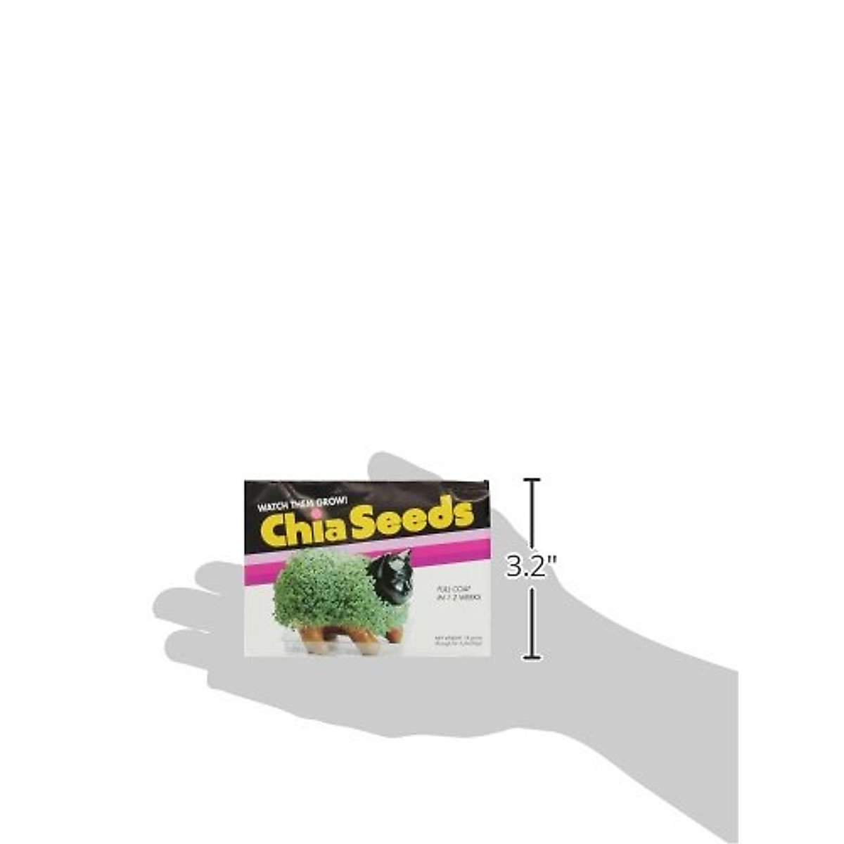 Chia Seed Pack, 3 Count(Chia pet not Included)