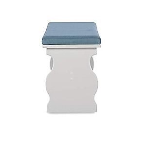 Linon Lucy Capri Blue Nook 66.25 x 34.5 x 50.25