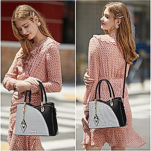 SiMYEER Purses and Handbags Top Handle Satchel Shoulder Bags Messenger Tote Bag for Ladies