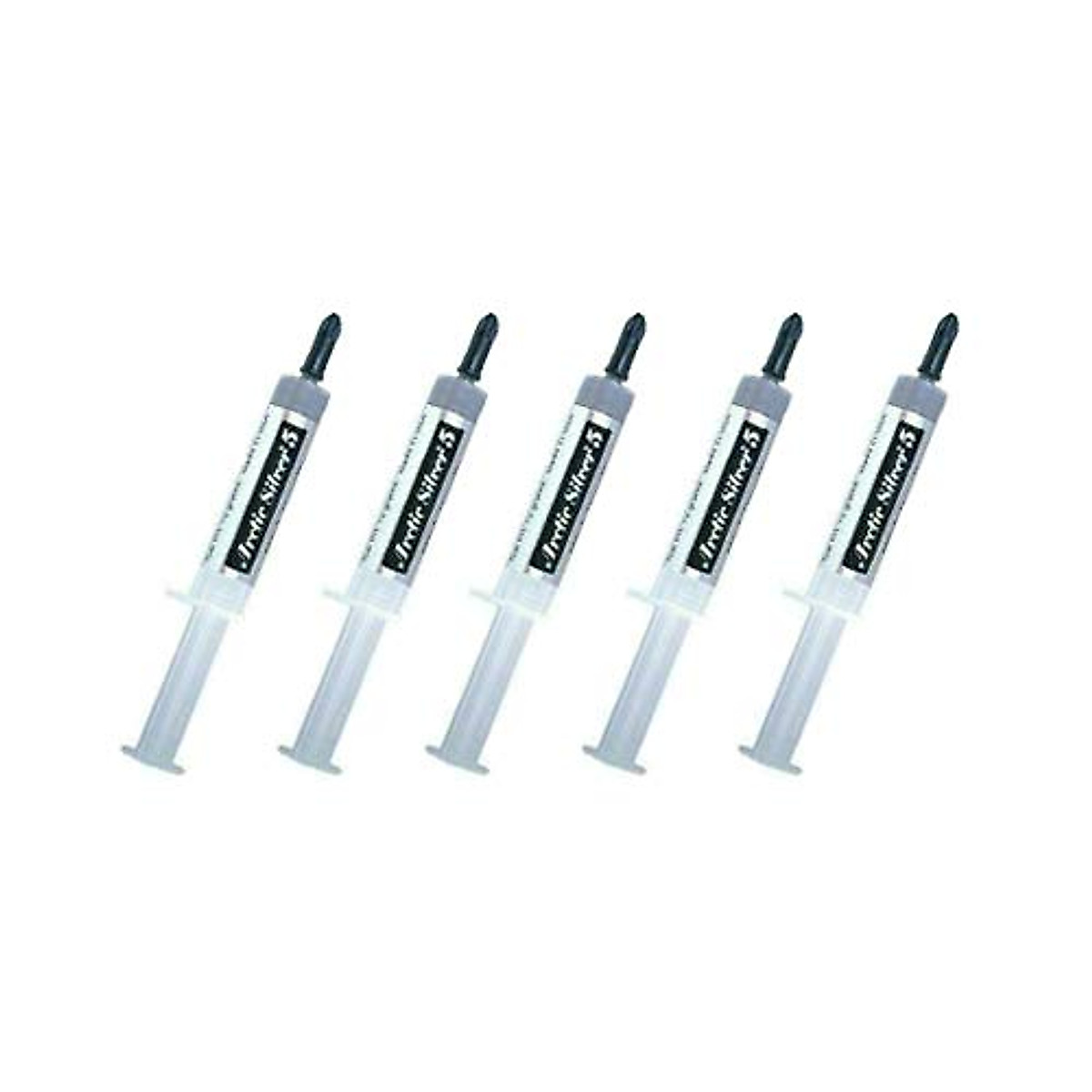Platinum Micro Arctic Silver AS5-12G Arctic Silver 5 Thermal Compound 12.0 Gram Tube (Pack of 5), AS5-12GX5