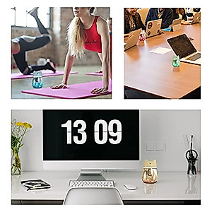 10 OZ Glass Water Bottle with Cat Ears Lid, Silicone Rope Cute Water Bottle, Leakproof Glass Drinking Bottle, Easy to Carry, Reusable (Pink)