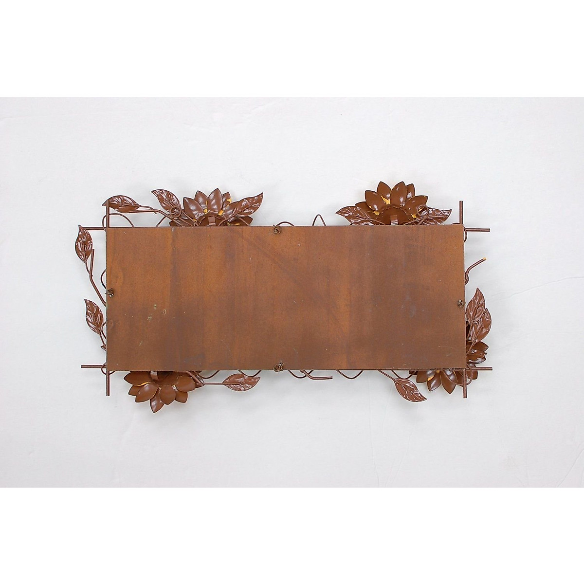 Grace Home Metal Hanging Sunflower Welcome Wall Art Decorative Sign 17"X10" Front Door Wreaths Kitchen Bathroom Patio Garden Outdoor Sunflower Decoration