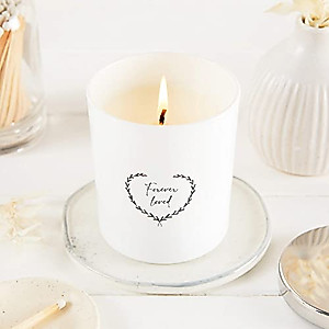 ANGEL & DOVE 'Forever Loved' Soy Wax Remembrance Candle - Sympathy Gift, Memorial to Light in Memory of a Loved One