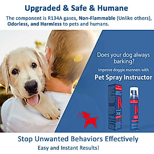 Gutes Leben Dog Instructor Spray, 70ml Spray Corrector Dog Trainer, Safe Humane & Effective Stop Barking, Jumping Up, Food Stealing, Dog Fights & Attacks, Help Stop Unnecessary Dog Behaviour (2 Pack)