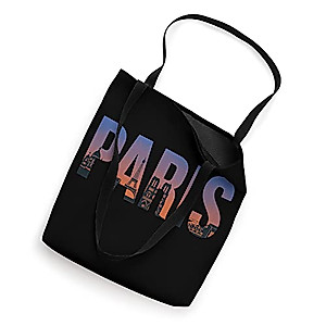 French Themed Souvenirs Eiffel Tower Paris France Tote Bag