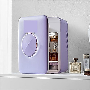 HTCAT Tiny Fridge 18L Portable Makeup Fridge Refrigerator Freezer Cooler Warmer for Home Use Storing Skincare Cosmetic Food Drink