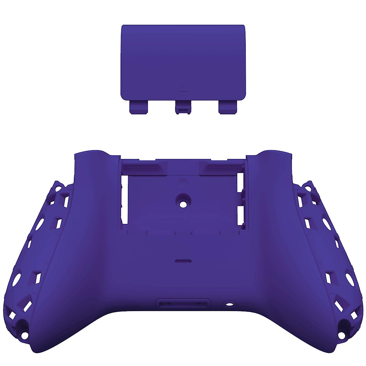 eXtremeRate Purple Replacement Side Rails + Back Shell + Faceplate for Xbox Series X/S Controller