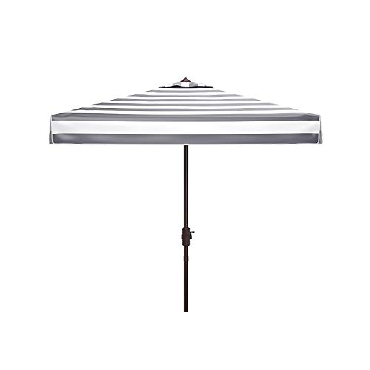 Safavieh PAT8403A Outdoor Elsa Fashion Line Black and White 7'6" Square UV Protected Umbrella